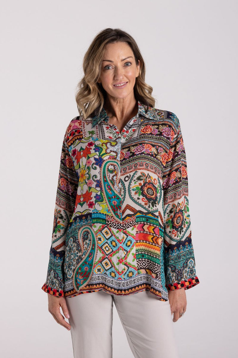Claire Shirt | Vibrance | Silvermaple Boutique