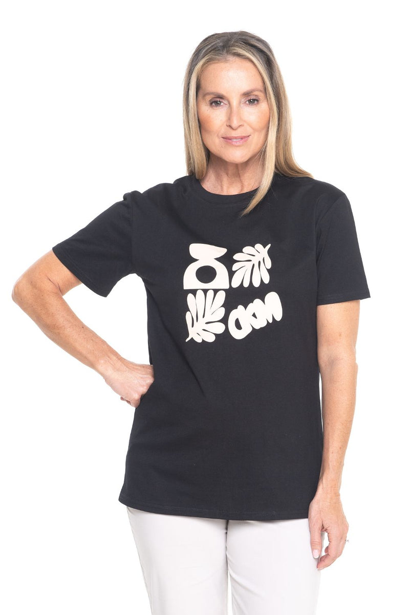 Eden Tee | Black | Silvermaple Boutique